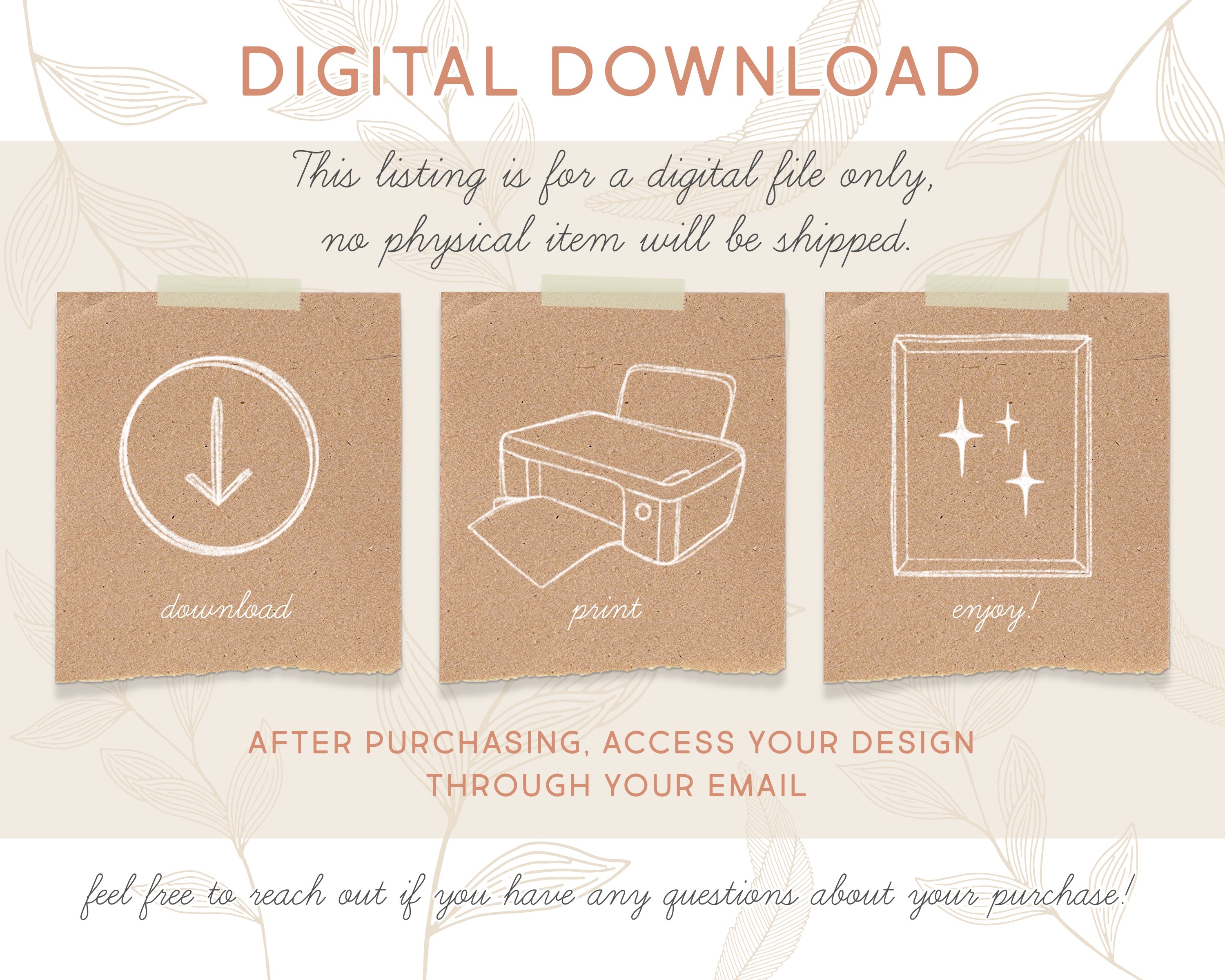 ASL American Sign Language Chart | Digital Download – Lily & Threads