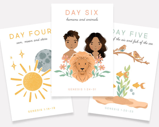 Days Of Creation Flash Cards | Digital Download – Lily & Threads